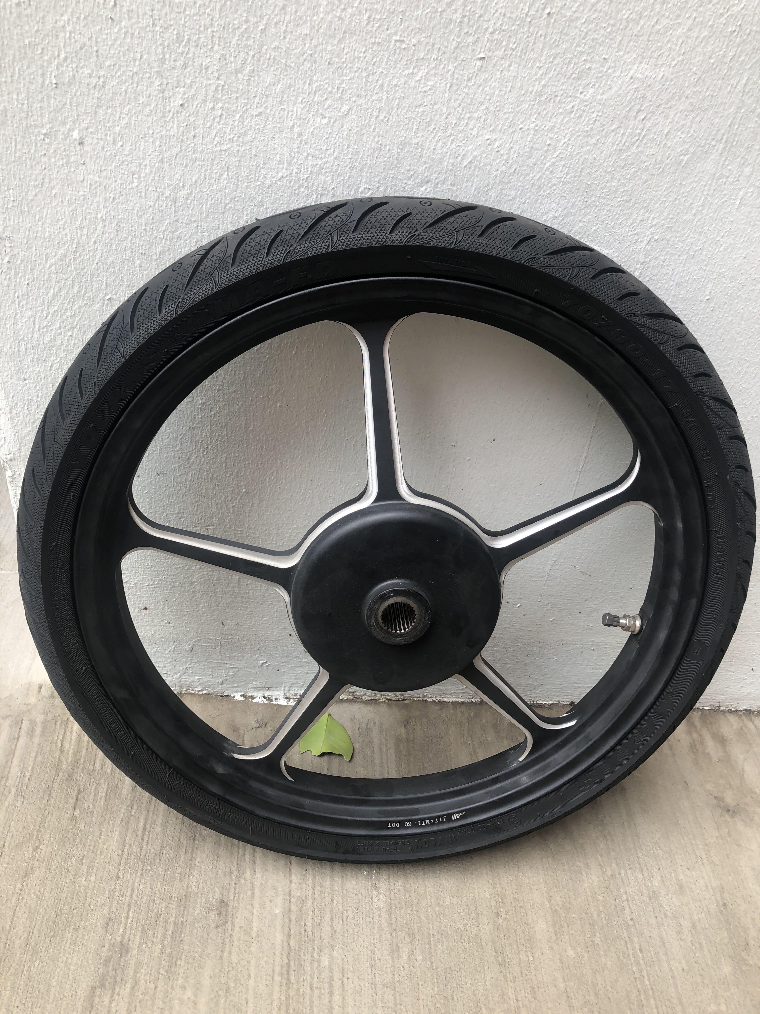 Aerox Aji racing sport rim, Motorcycles, Motorcycle Accessories on ...