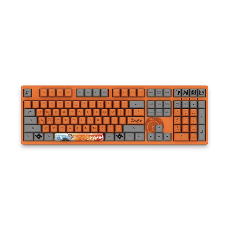 Akko x 火影忍者疾風傳 聯名款108鍵機械鍵盤 - 渦卷鳴門 (Cherry 青軸) Akko x NARUTO SHIPPUDEN ...