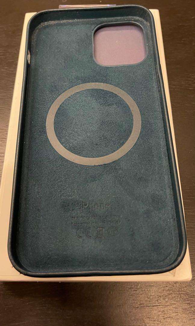 Apple IPhone 12 Pro Max Blue Magsafe leather Case, Mobile Phones ...