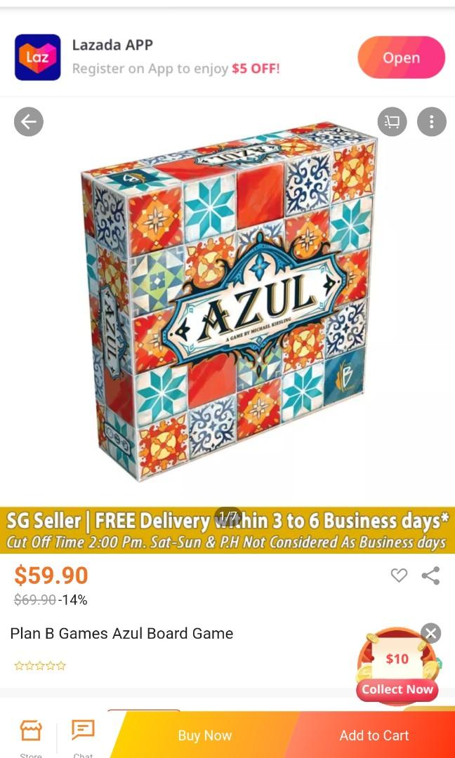 Authentic Azul Board Game, Hobbies & Toys, Toys & Games on Carousell