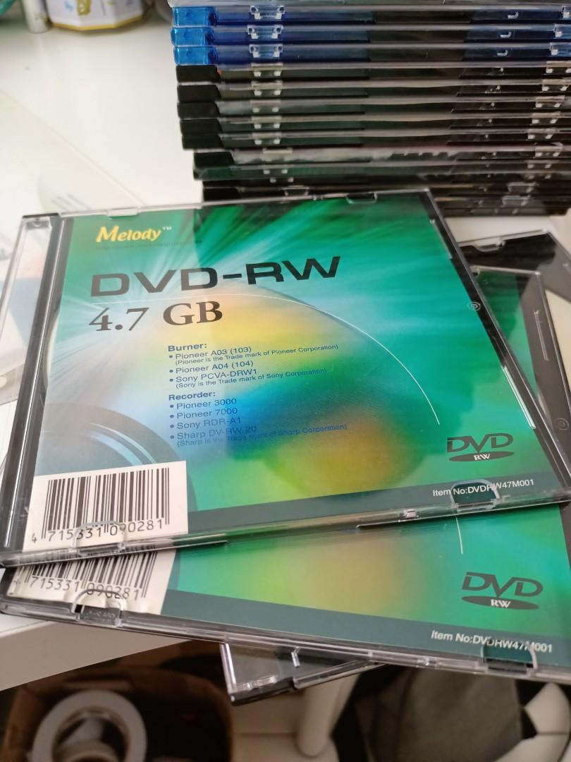 Blank DVD-RW (3) + DVD+RW (1), Hobbies & Toys, Music & Media, CDs & DVDs on Carousell