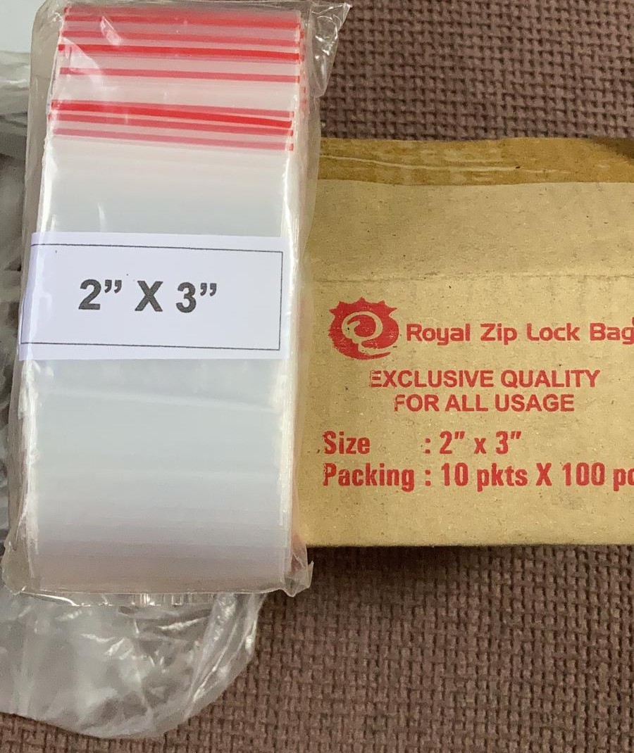 [BNIP 9/10 packets left] Zip lock bag 2" x 3", Everything Else on Carousell