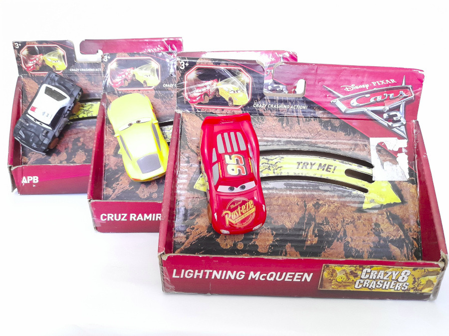 Disney Pixar Cars Crazy 8 Crashers Authentic Mattel Hard toys, Hobbies ...