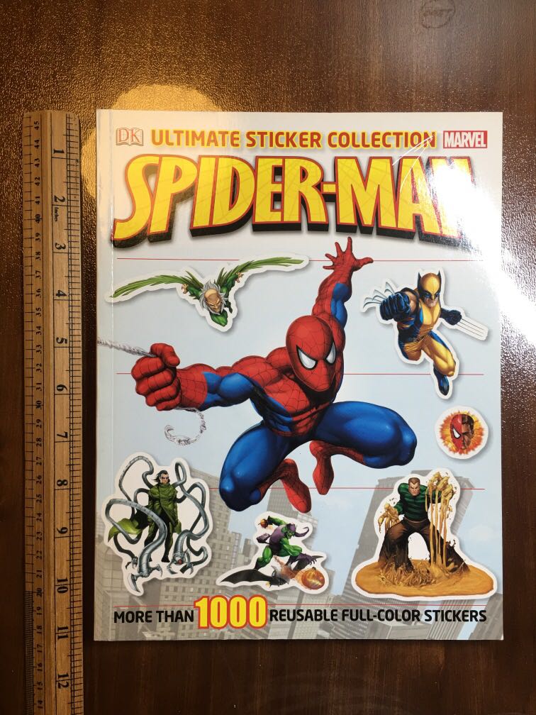 DK MARVEL Spider-Man Ultimate Sticker Collection - NEW, 興趣及遊戲, 書本 & 文具 ...