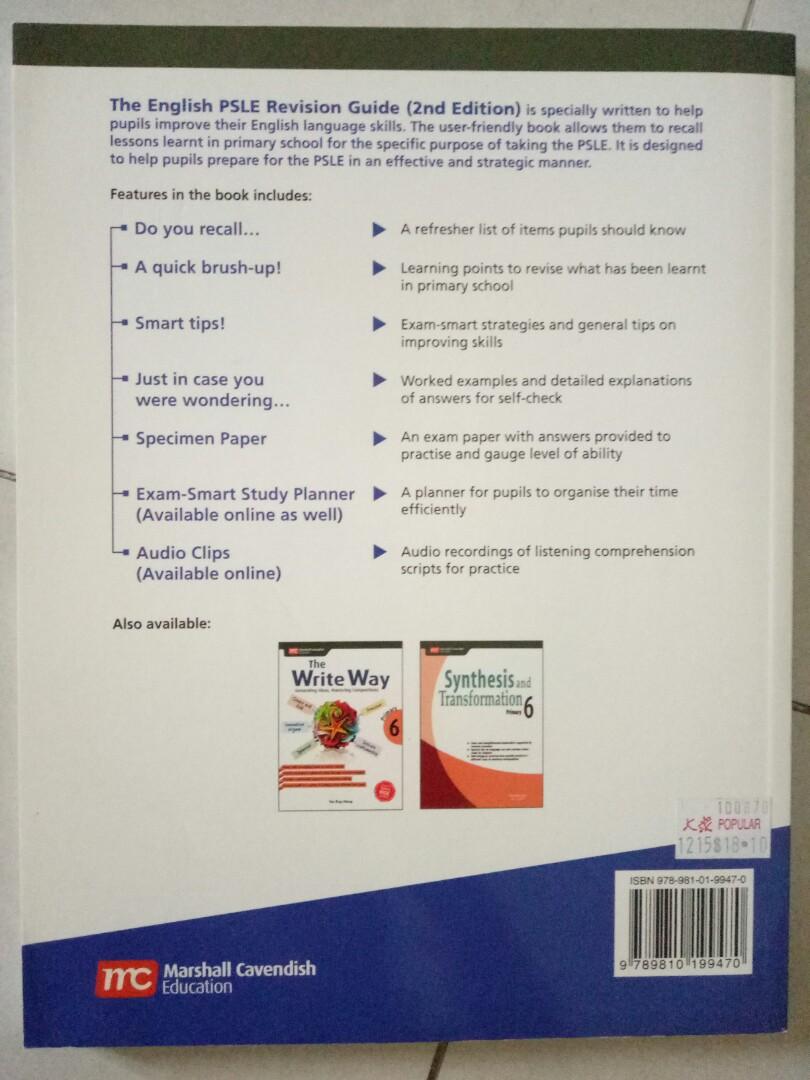 English PSLE revision guide 2nd edition, Hobbies & Toys, Books ...