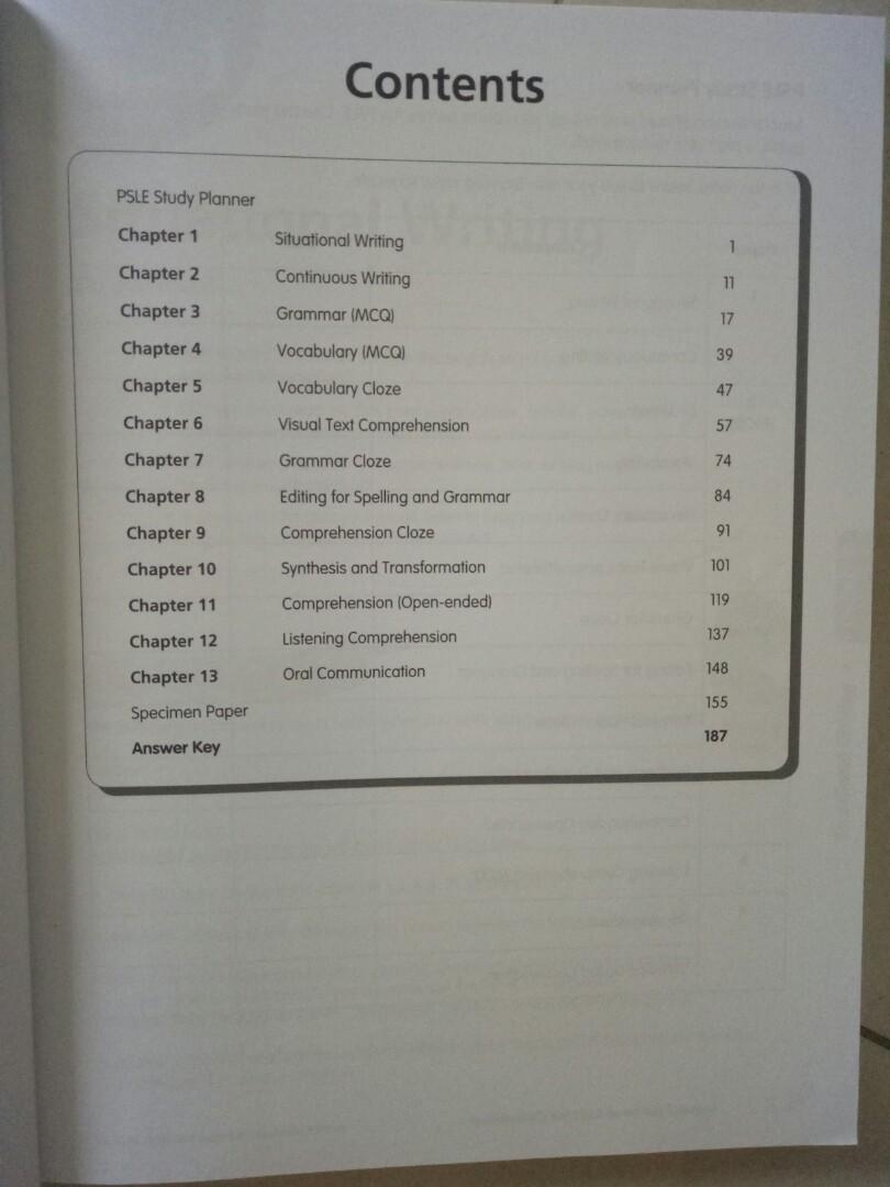 English PSLE revision guide 2nd edition, Hobbies & Toys, Books ...
