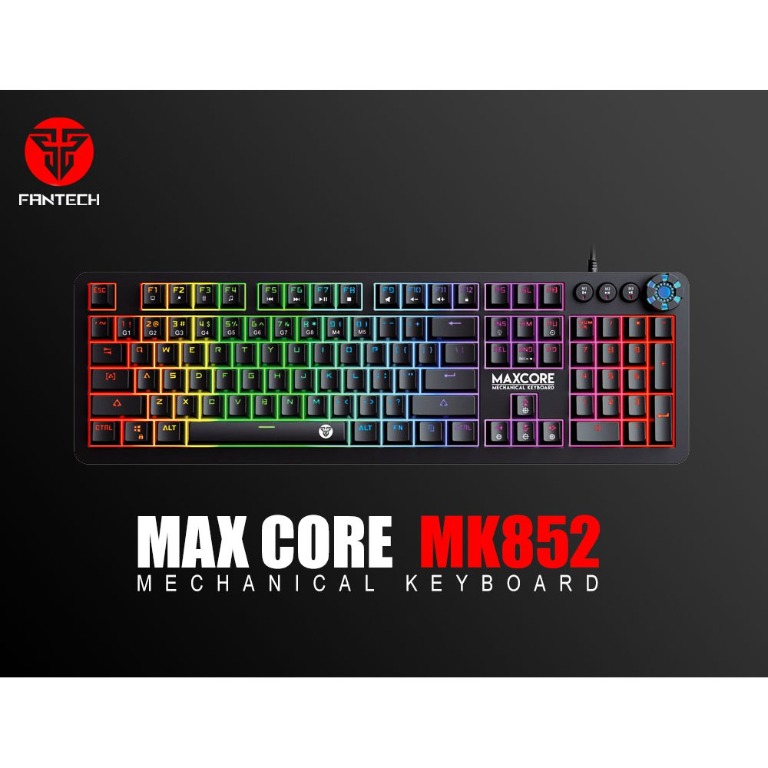 Fantech MK852 Max Core Mechanical Keyboard, Computers & Tech, Parts ...
