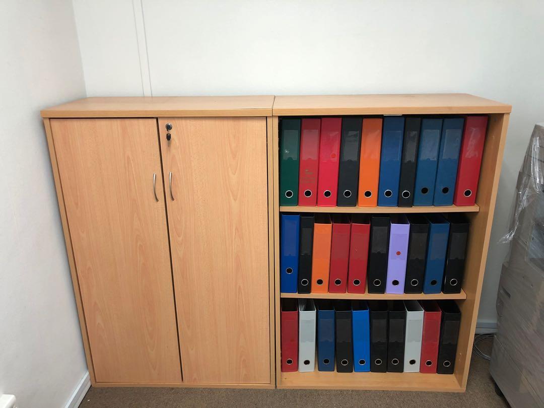 Filing cabinet, book shelf, ring file, binder, Furniture & Home Living ...