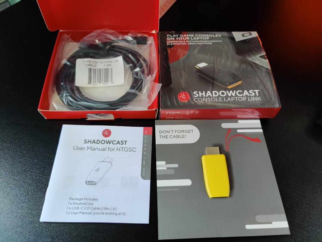 Genki Shadowcast video capture card, Video Gaming, Video Game Consoles ...