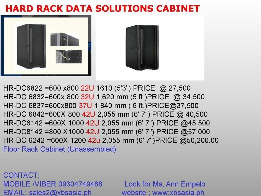 hardrack data cabinet server R-DC6142 600 1000 42U 2,055 mm, Computers ...