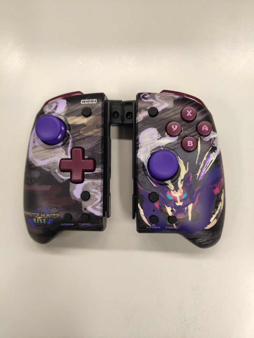 Hori 原裝Switch 手制MHR 主題99%新, 電子遊戲, 電子遊戲機, Nintendo 任天堂 - Carousell