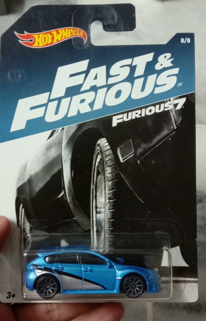 Hot Wheels Fast & Furious 7 Subaru WRX STI, Hobbies & Toys, Toys ...