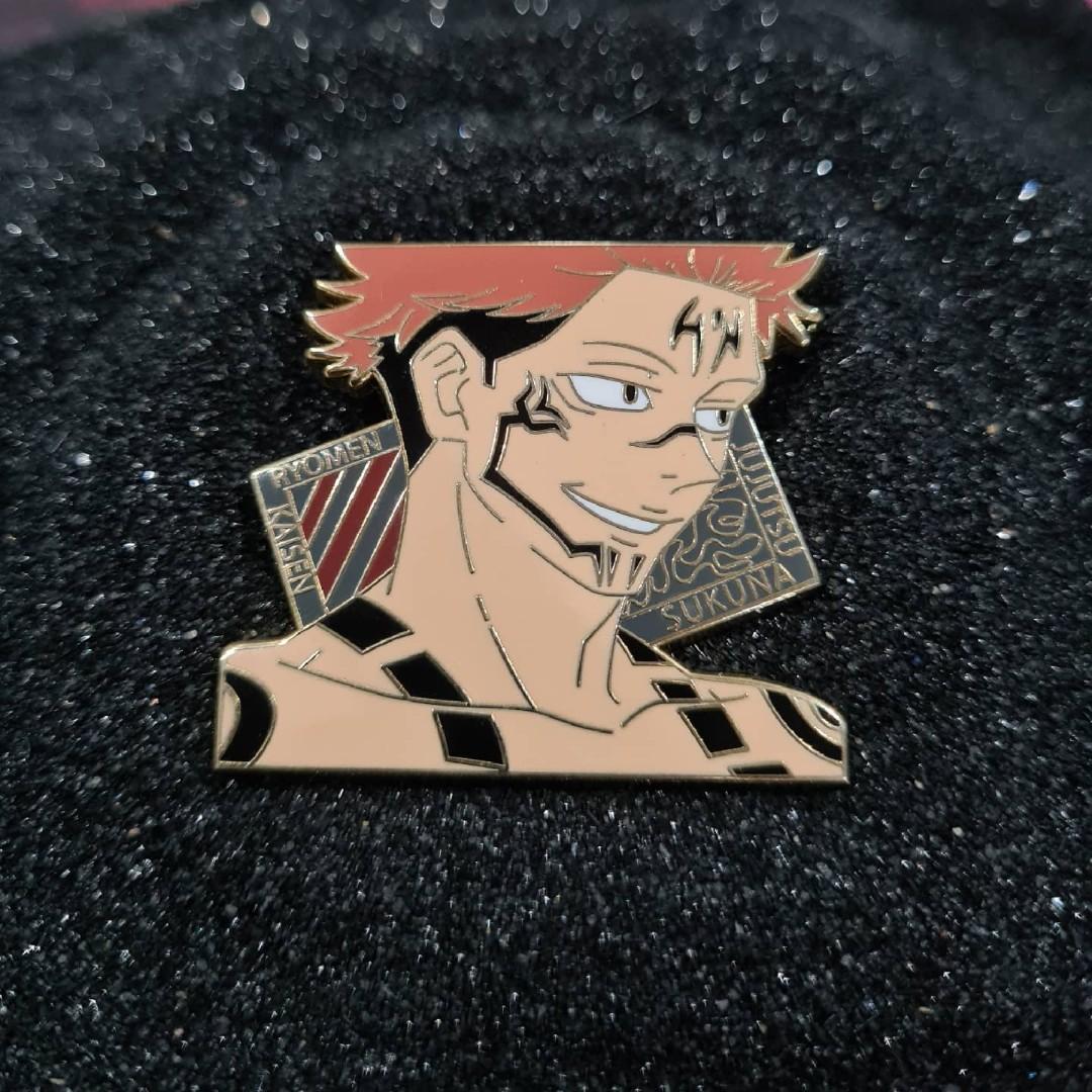 Jujutsu Kaisen Ryomen Sukuna fanart enamel pin. Telegram channel in ...