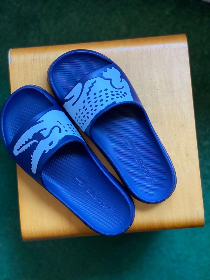 Lacoste croc 2.0 slides, Men's Fashion, Footwear, Slippers & Slides on ...