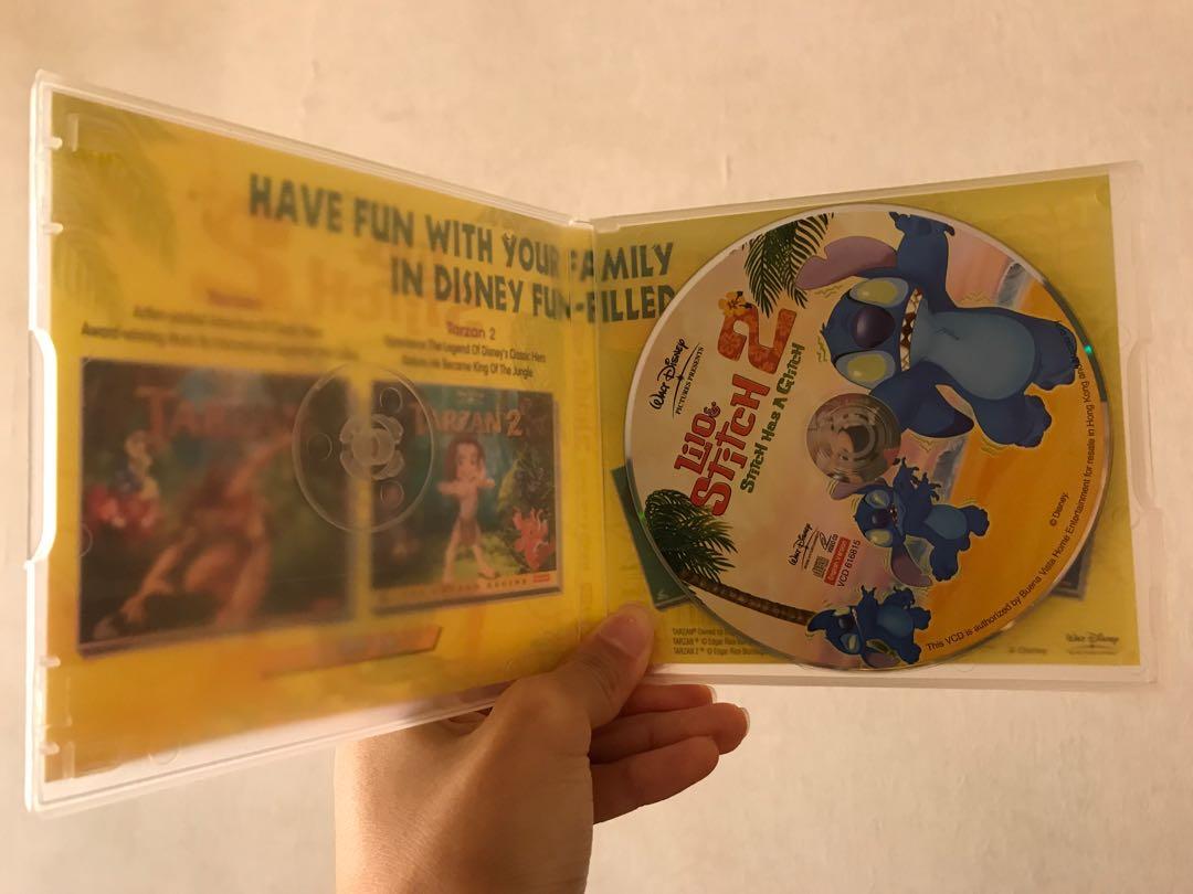 Lilo&Stitch 2 VCD, 興趣及遊戲, 收藏品及紀念品, 明星周邊 - Carousell