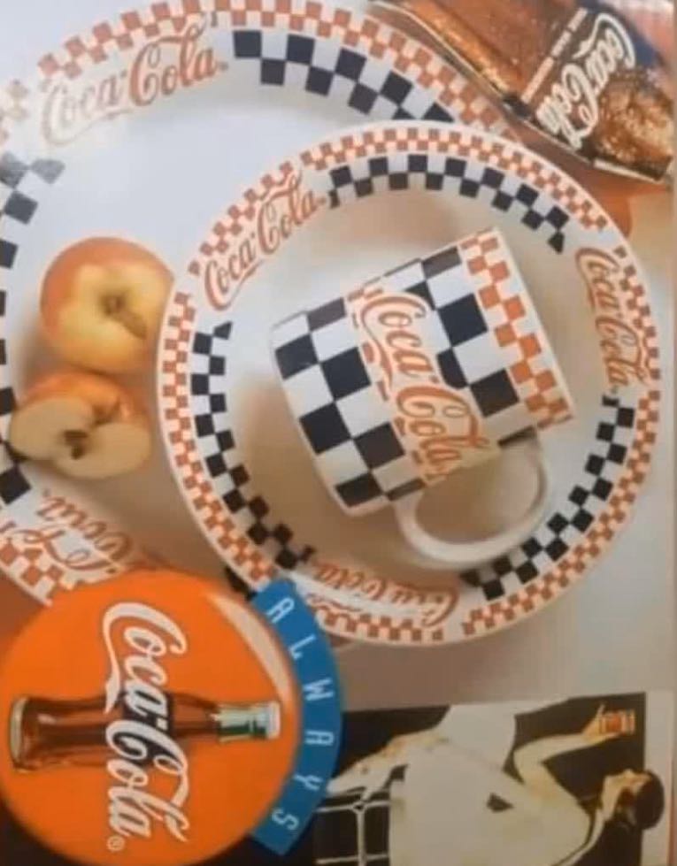 Limited edition Coke dinner set, Furniture & Home Living, Kitchenware ...