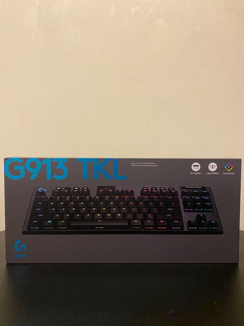 Logitech G913 TKL Clicky Switches, Computers & Tech, Parts ...