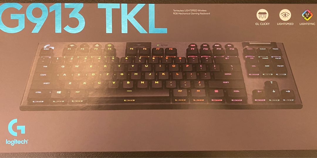 Logitech G913 TKL Clicky Switches, Computers & Tech, Parts ...