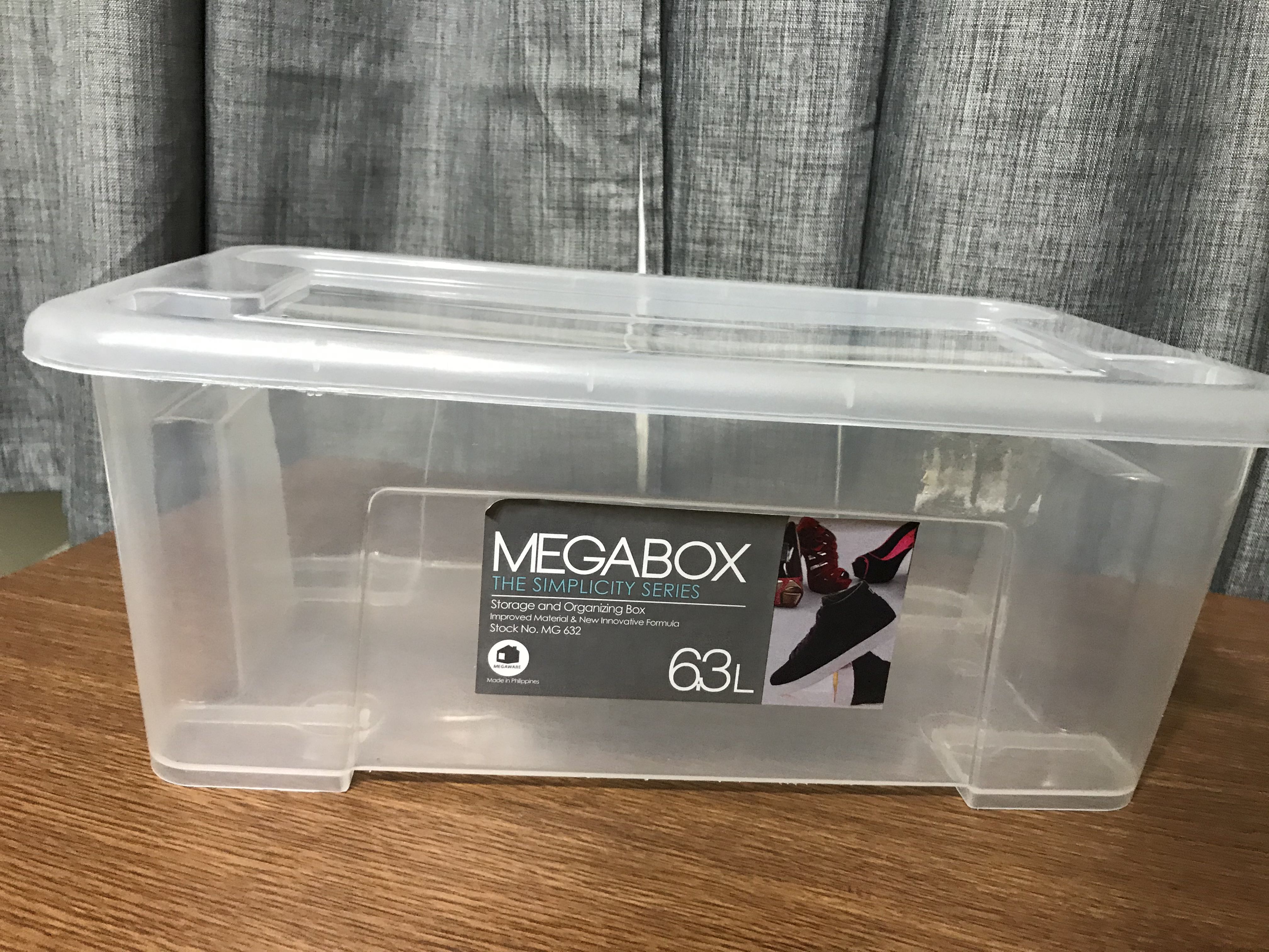 Megabox 6.3L storage, Furniture & Home Living, Home Improvement & Organization, Storage Boxes ...