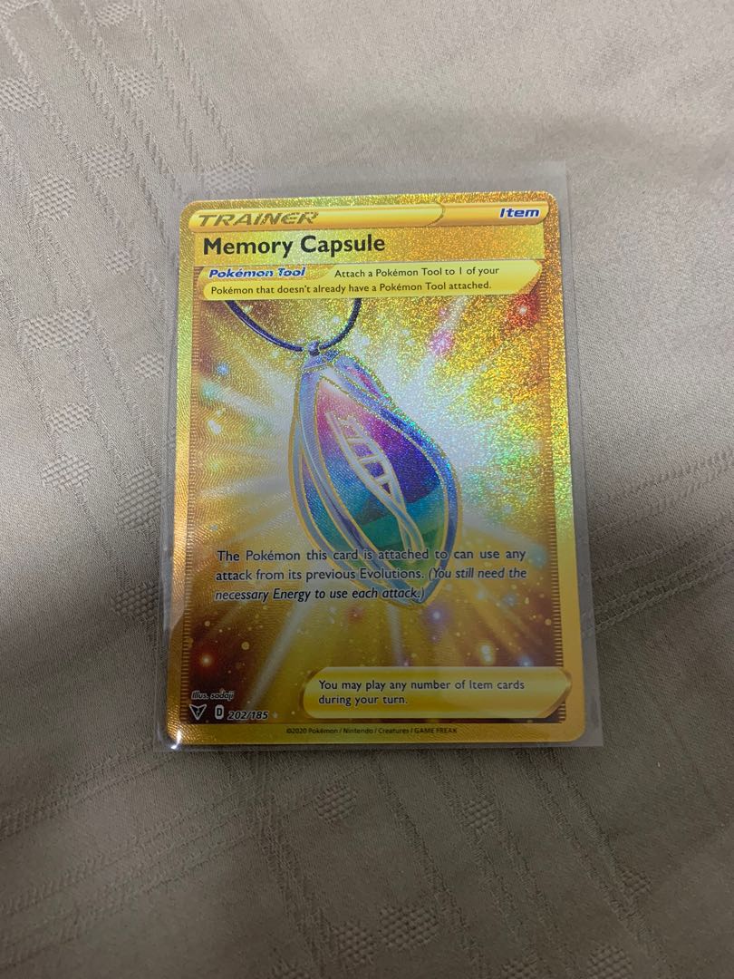 Memory Capsule Gold Card Vivid Voltage, Hobbies & Toys, Toys & Games on ...