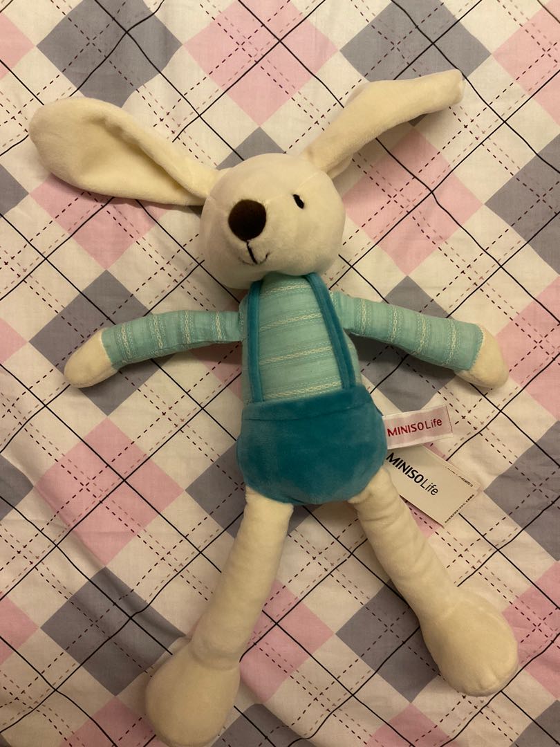 Miniso Sugar Rabbit Plush Toy, Hobbies & Toys, Toys & Games on Carousell