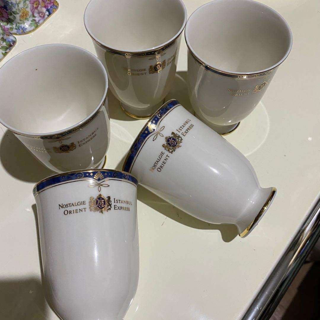 Nostalgie Istanbul Orient Express Momoyama Japan Footed Cup Set ...