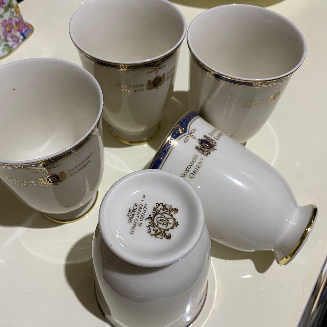 Nostalgie Istanbul Orient Express Momoyama Japan Footed Cup Set ...