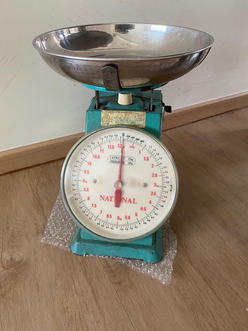 Old style weight scale, Furniture & Home Living, Kitchenware ...