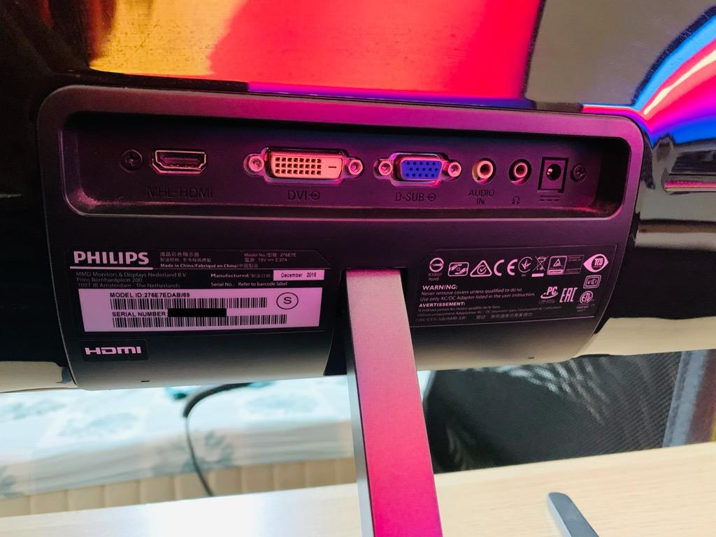 Philips 276E SoftBlue 27inch Monitor, Computers & Tech, Parts ...