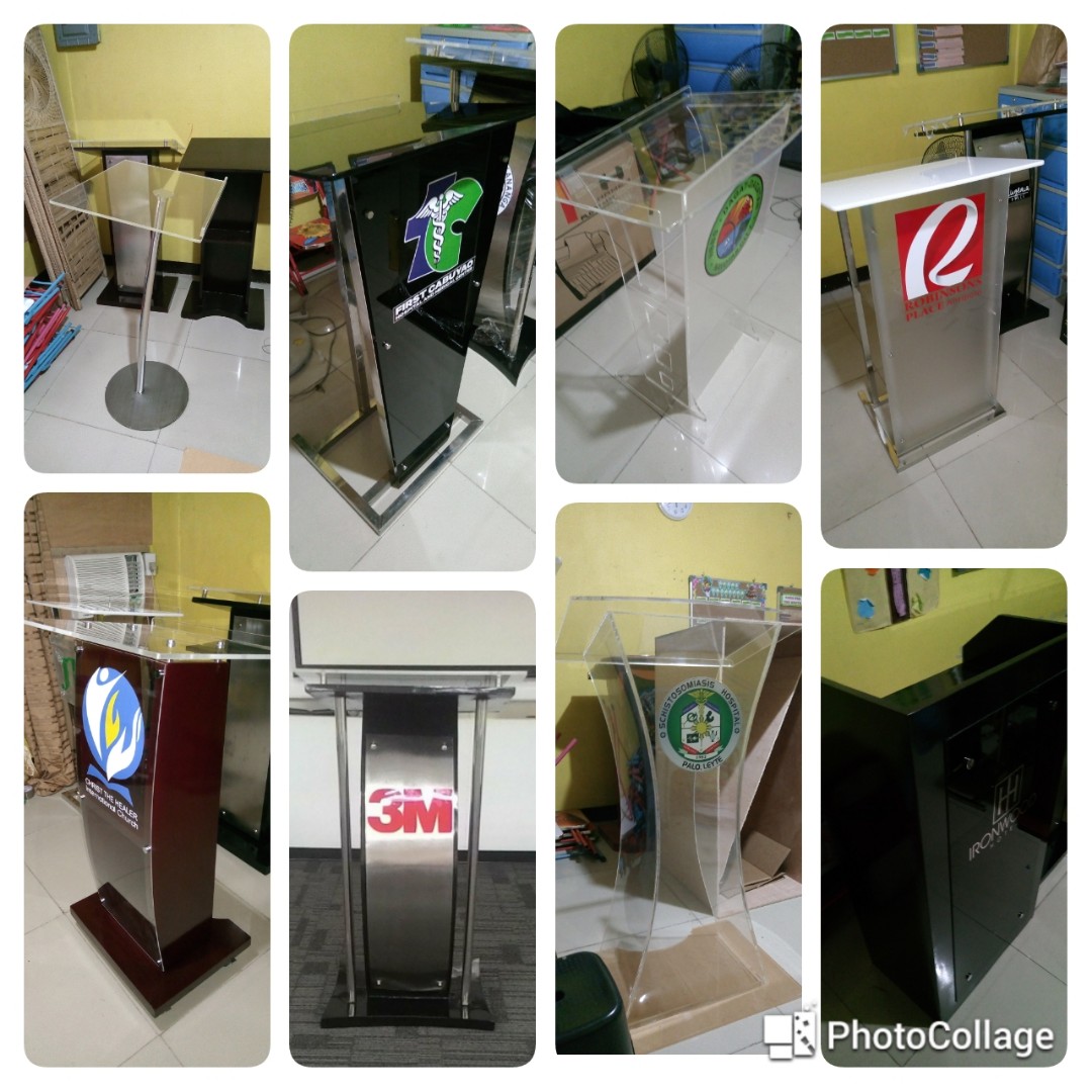 Podium Lectern Pulpit Rostrum, Furniture & Home Living, Office ...