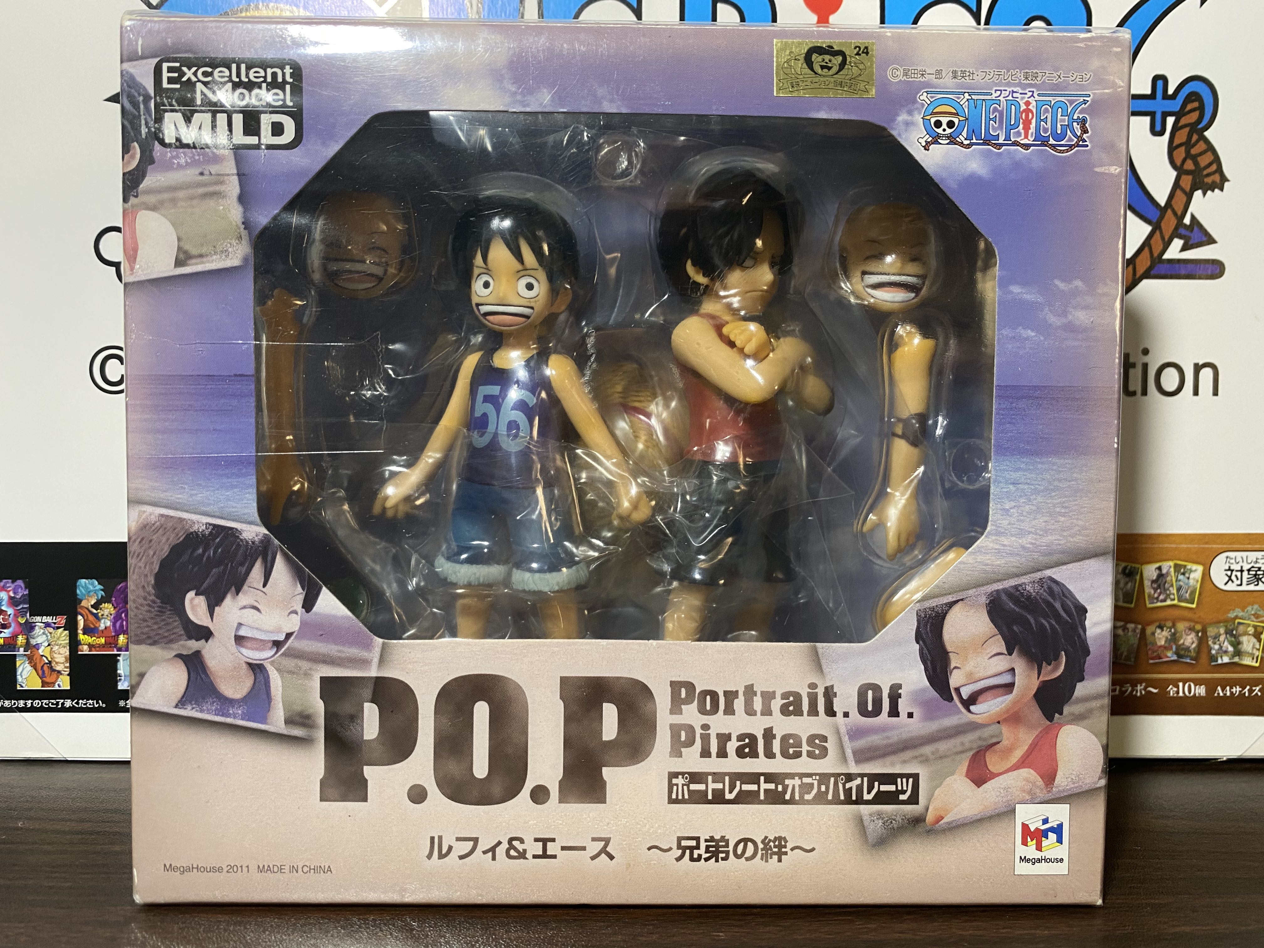 POP Mild Monkey D Luffy and Portgas D Ace Megahouse, Hobbies & Toys ...
