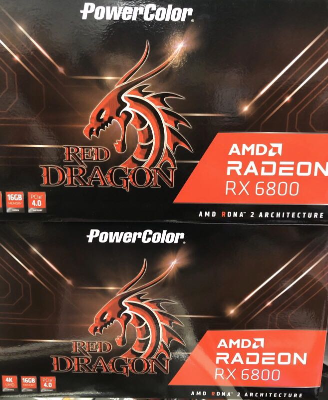 PowerColor Red Dragon RX6800 16GB, Computers & Tech, Parts ...