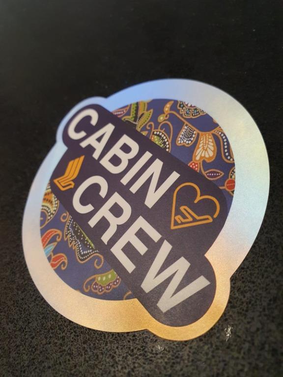 [sold out] Singapore Airlines Cabin Crew Sticker for luggage/laptop ...