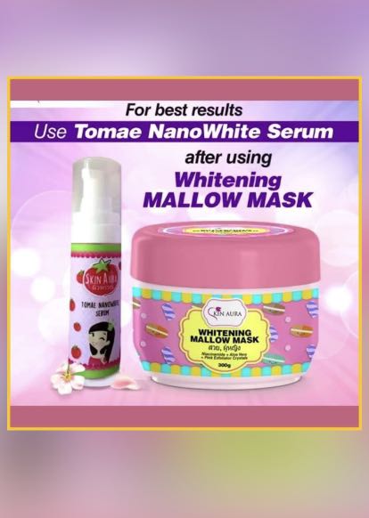Skin Aura Mallow Mask & Tomato Serum, Beauty & Personal Care, Bath ...