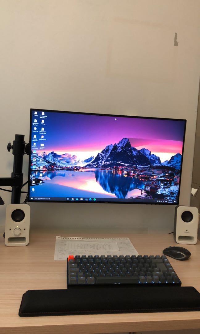 ULTi Evo Single 13 to 32 inch LCD Monitor Desk Mount Stand, Fully ...