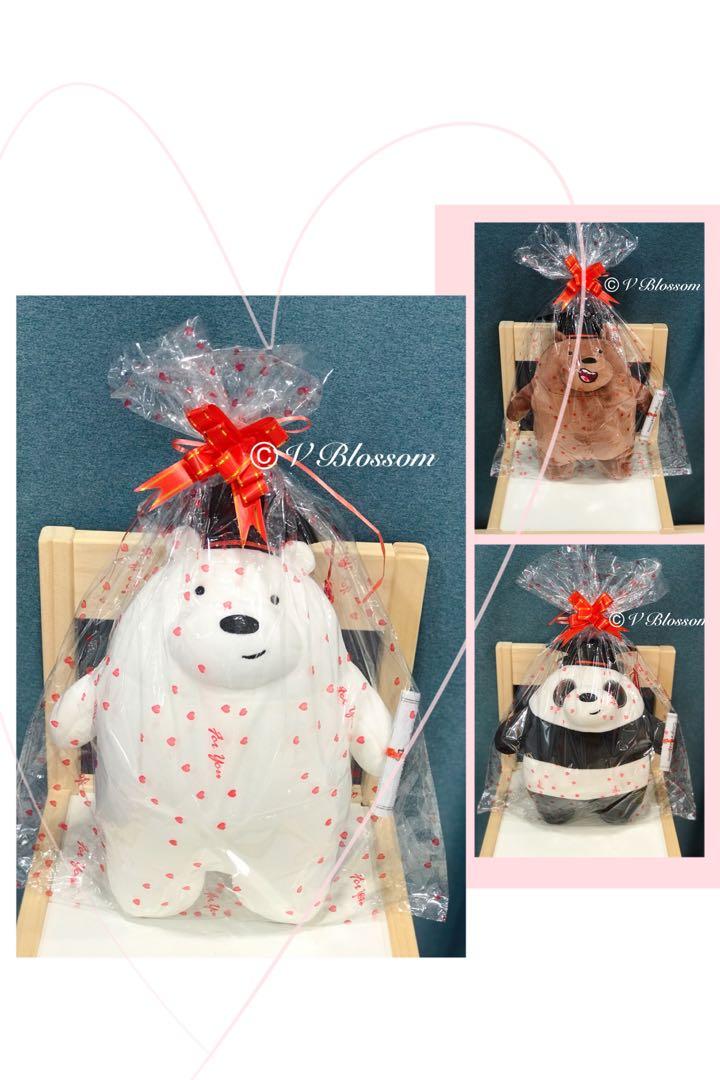 We Bare Bears Graduation Bear Plush Toy Graduation Gift for Convocation ...