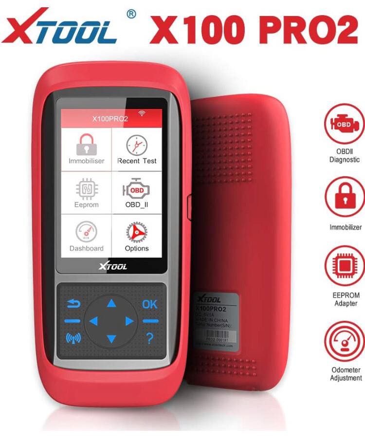 XTOOL X100 Pro2 X100PRO2 OBD2 Programmer with EEPROM Adapter Updated ...
