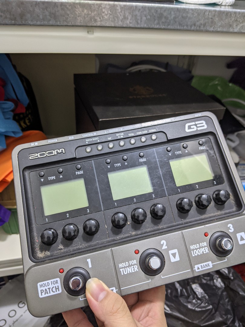 Zoom G3 Guitar Effects and Amp Simulator, Hobbies & Toys, Music & Media ...