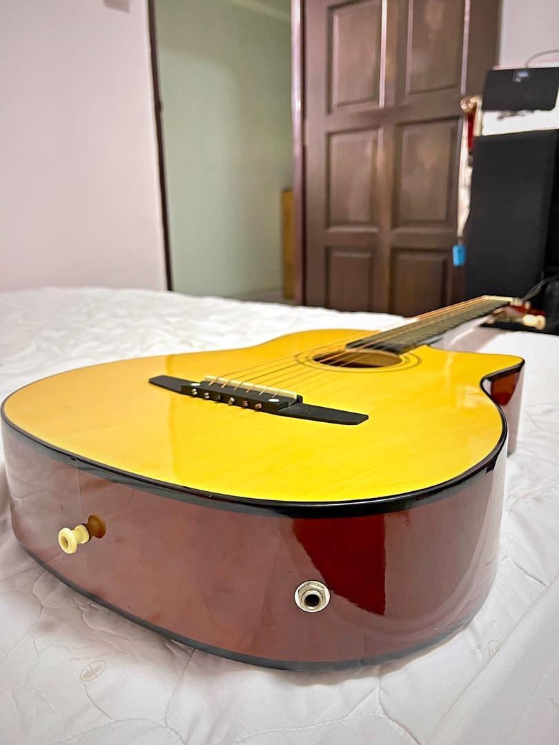 38” Acoustic Guitar ( Electro plug-in ), Hobbies & Toys, Music & Media ...