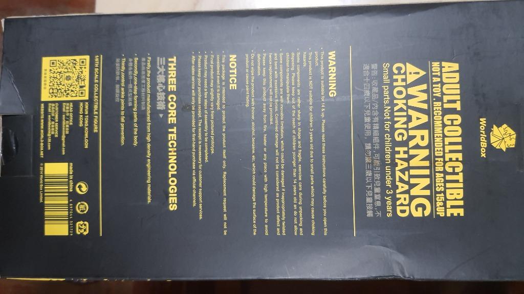 原裝 全新 Worldbox 耐操 素體 Body figure Hottoys figure Hot toys 1/6 12 吋 parts ...