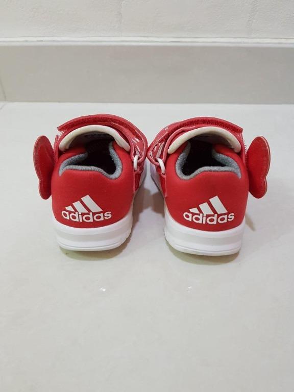 Adidas Disney Minnie Mouse Red Shoes Size 14, Babies & Kids, Babies ...