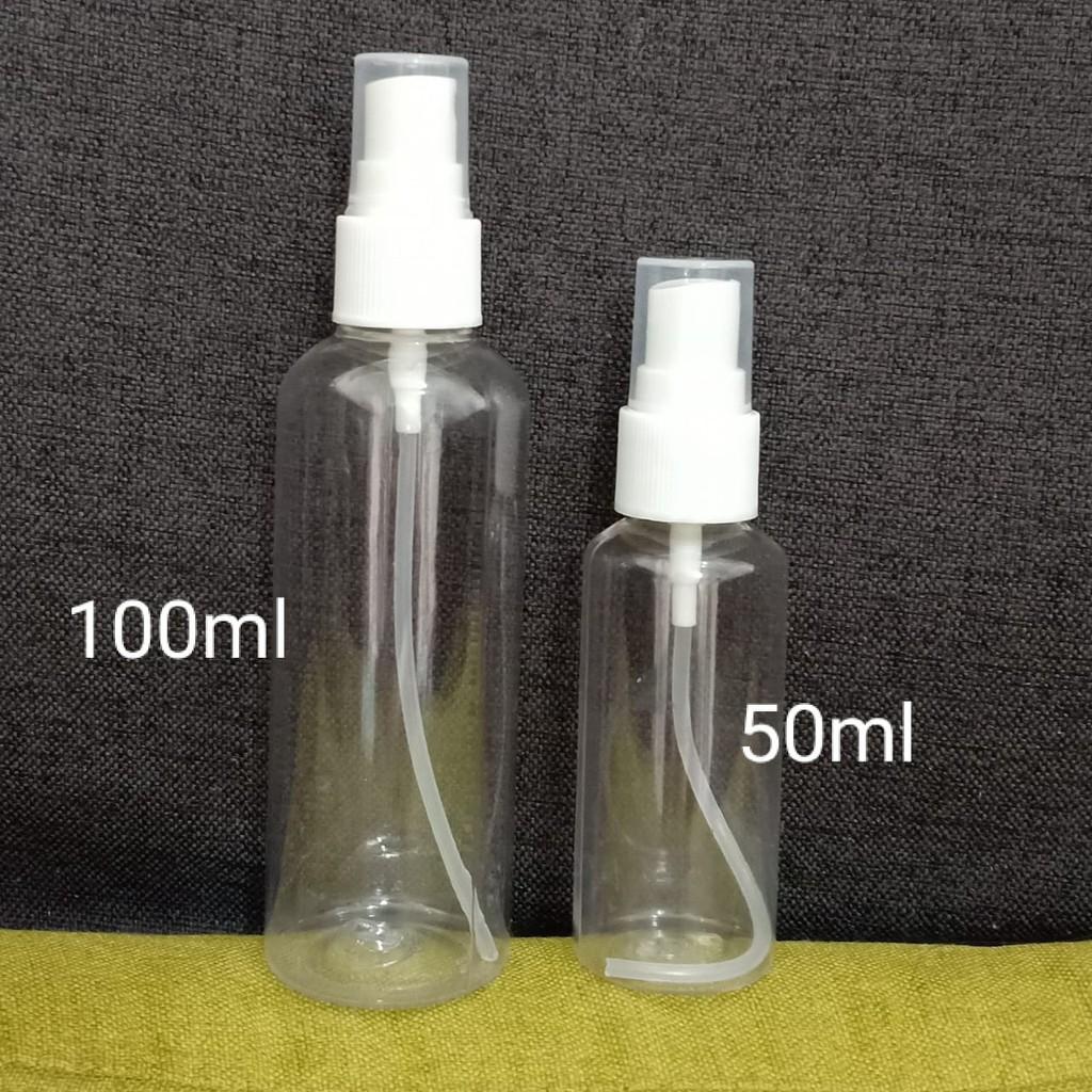 Botol Spray Kosong Bening Transparant Hand Sanitizer Alkohol ...
