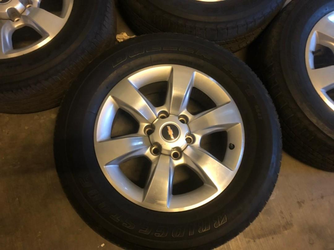 Chevrolet Trailblazer Stock Mags with Tires (18 inch), Car Parts ...
