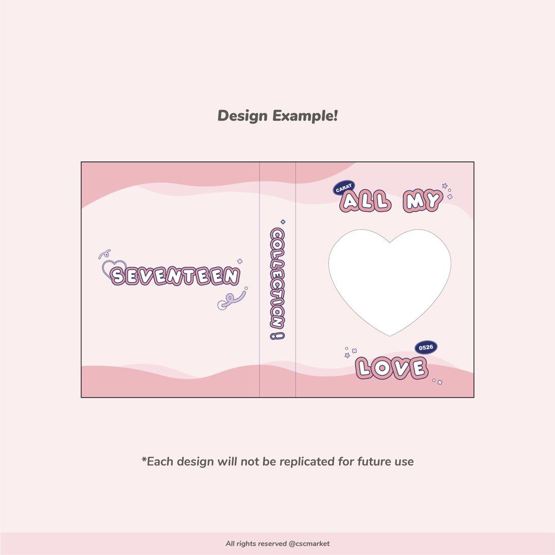 [ORDERS CLOSED!] collect book design commission kpop seventeen, Hobbies ...