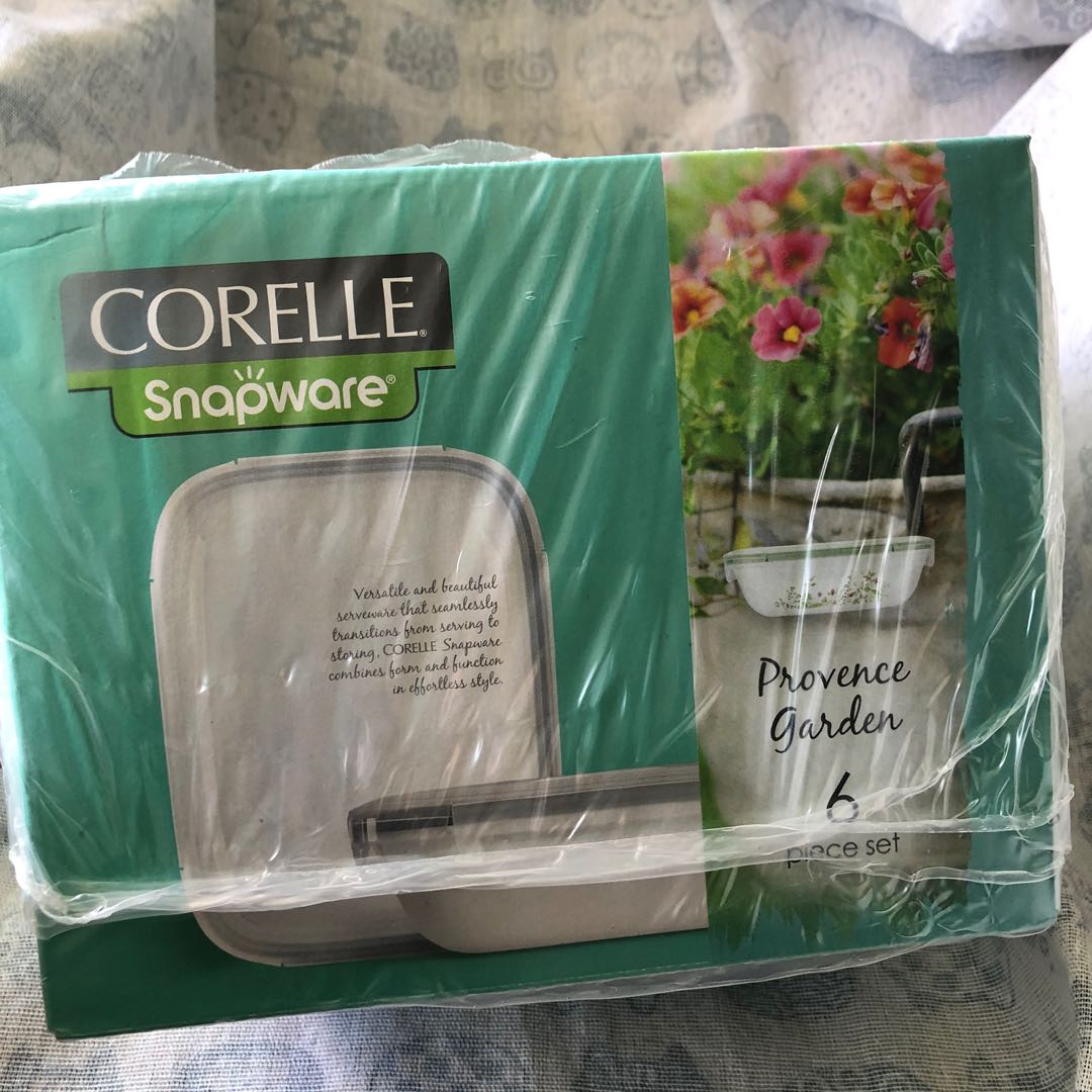 Corelle snapware 6 piece set, Furniture & Home Living, Kitchenware ...