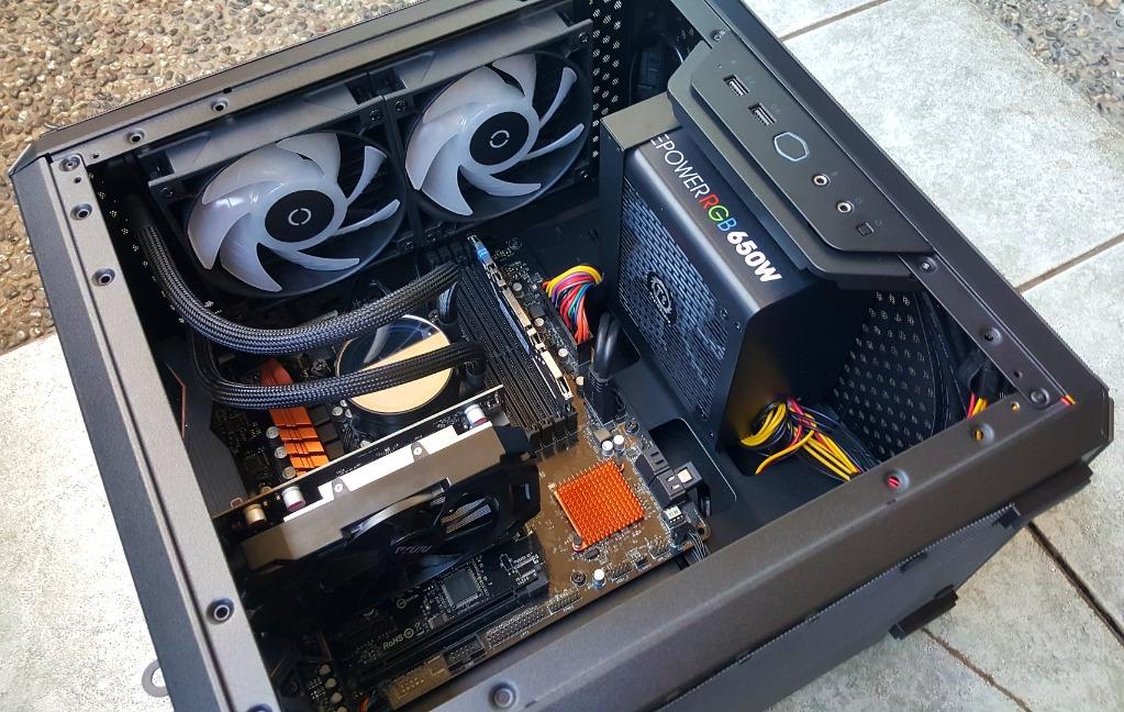 Desktop PC System Unit with Tecware Mirage AIO In Full Set Up Complete ...