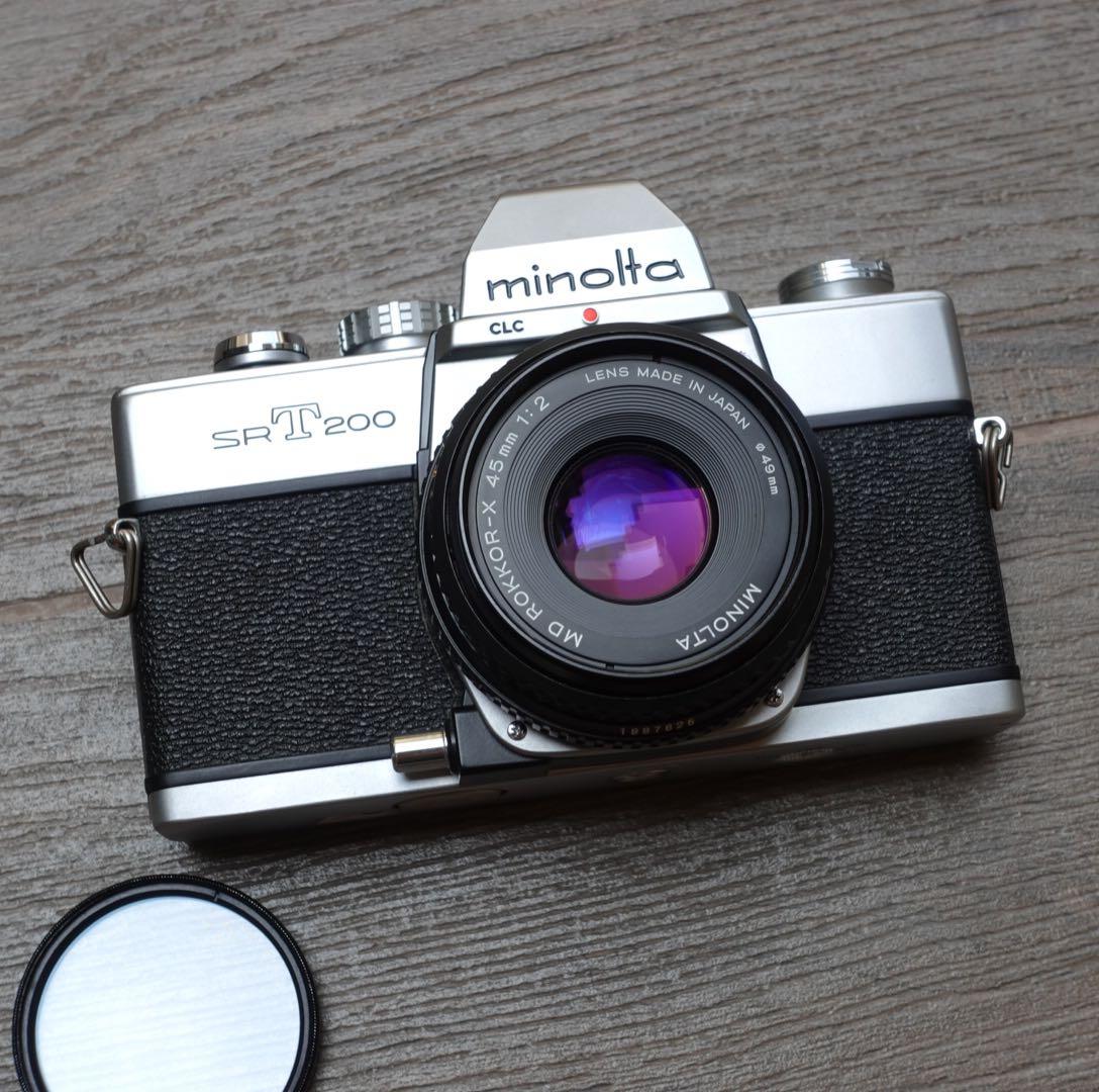 Minolta SRT 200 with Rokkor 45mm f2 [35mm Film Camera], Photography ...