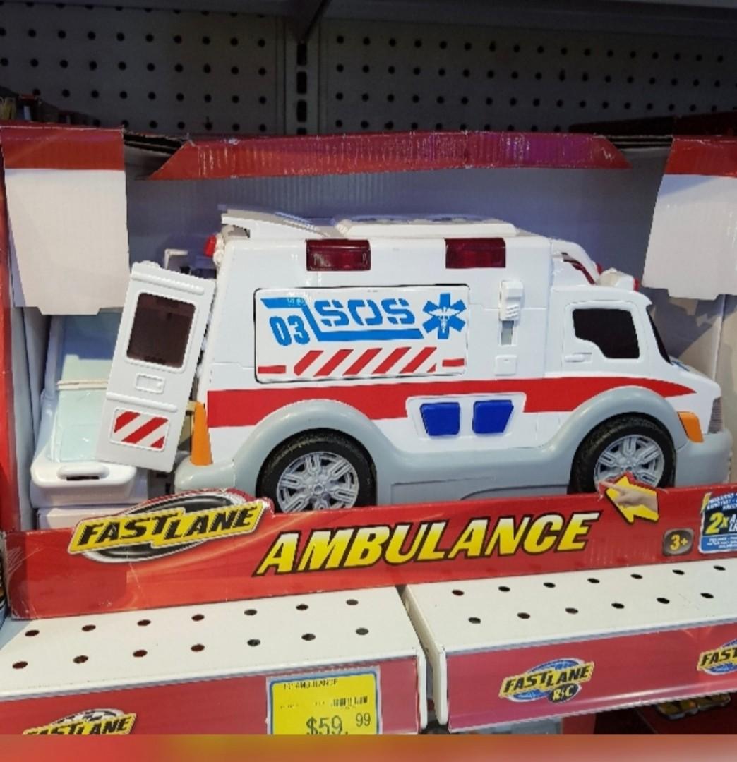 FAST LANE S.O.S. Station & 15" Ambulance, Hobbies & Toys, Toys & Games ...