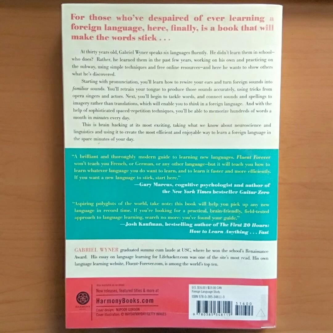 Fluent Forever: How to learn any language fast and never forget it, Hobbies & Toys, Books ...