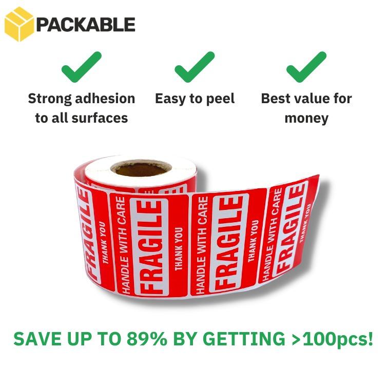Fragile Stickers / Fragile Shipping Label / Shipping Warning Label ...